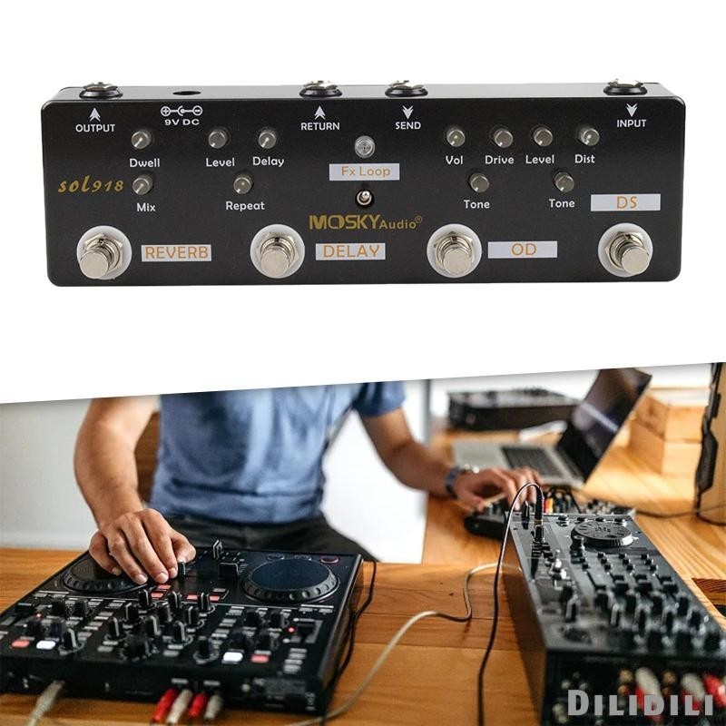 [ Multi Effect Pedal ขนาดกะทัดรัด True Sound Effect เครื่องดนตรี ...
