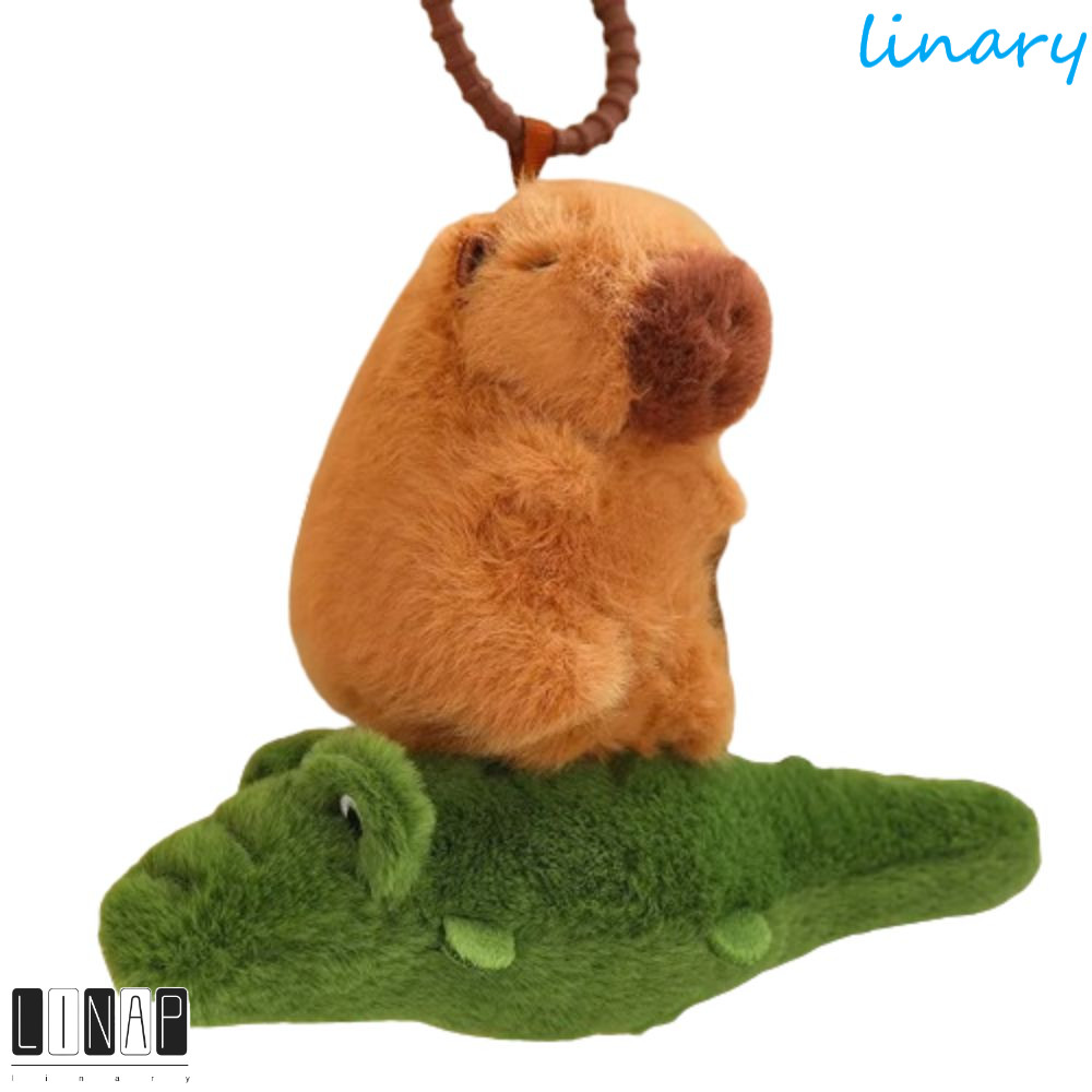 Culinaryhv Capybara จี้ Plush, Stay Wire จระเข้ Capybara ตุ๊กตาพวงกุญแจ ...