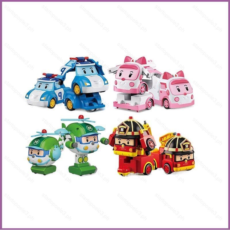 Ellen Robocar Poli Action Figure Poli squad รถ รถพยาบาล Amber Roy fire ...