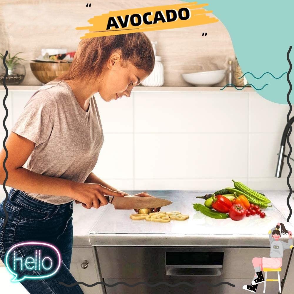 Avocar บล็อกสับตกแต่งบ้าน 45*40 ซม.วัสดุความปลอดภัยเกรดอาหาร Mesa ...