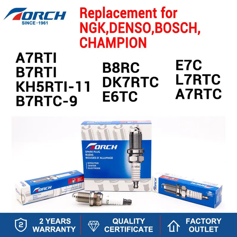 เทียนเดิมหัวเทียน L7RTC DK7RTC B7RTC-9 B8RC E6TC E7C A7RTC KH5RTI-11 A7RTI B7RTI สําหรับ DENSO ...
