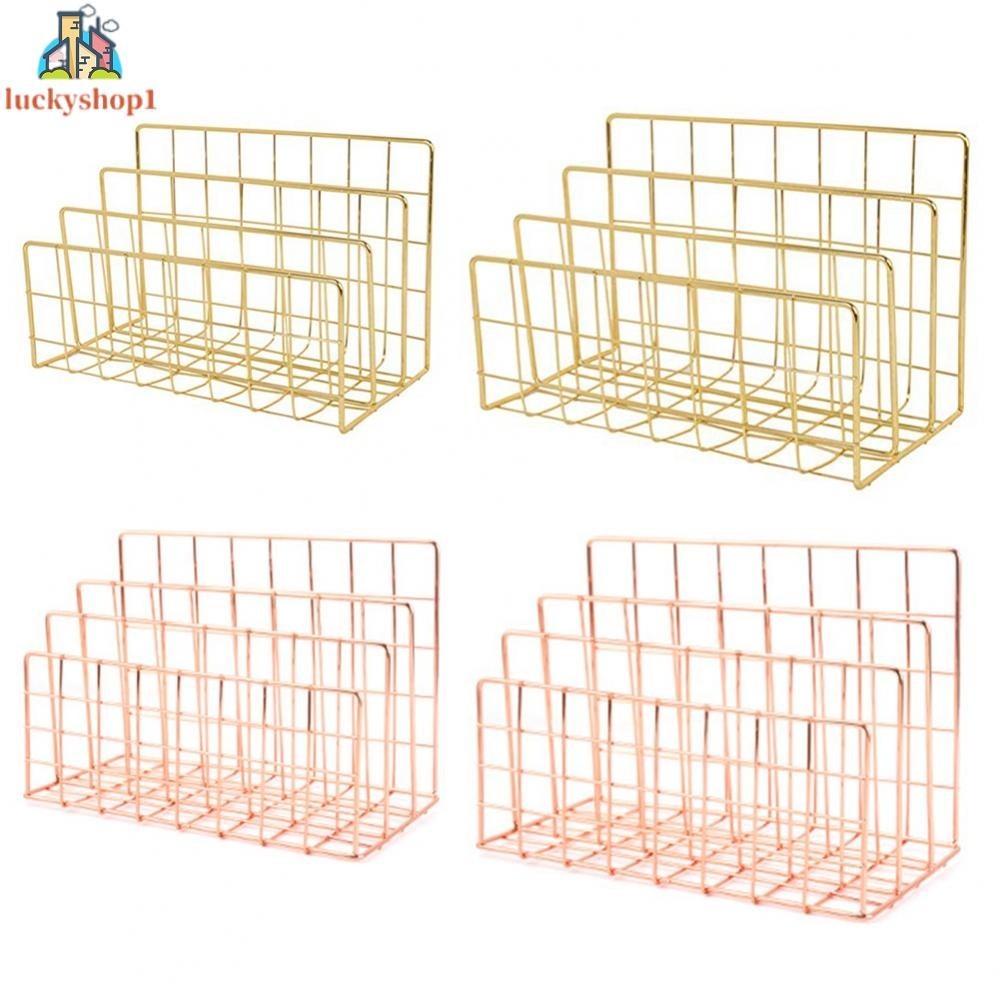 【shopee】Desktop File Holder Elegant Colors Long-lasting Material Books ...