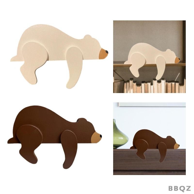 [Bbqz01] มุมประตูหมีประติมากรรมหมีน่ารักประตู Topper Wall Art 28x18 ซม. ...