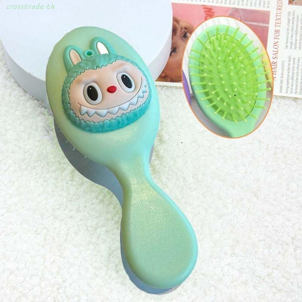 Crosstrade Labubu Air Cushion Comb, Mini Anti Static Labubu การ์ตูน Air ...