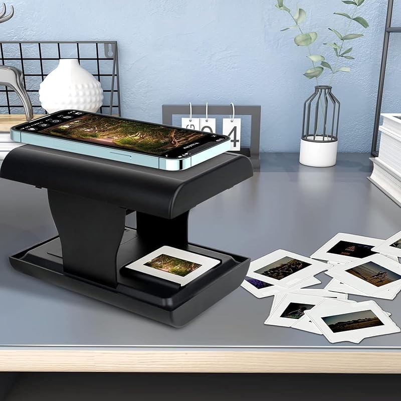 Mobile Film & Slide Scanner with LED Backlight for 135mm/35mm Slides ...