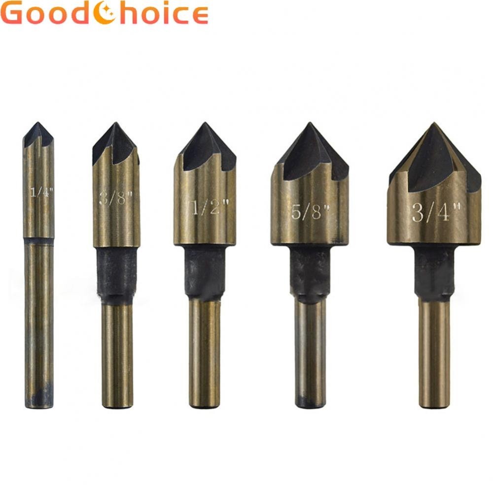 【Good】5 Flute Drill Bit Fiberglass Plastic Precision Grinding 82° Tip ...