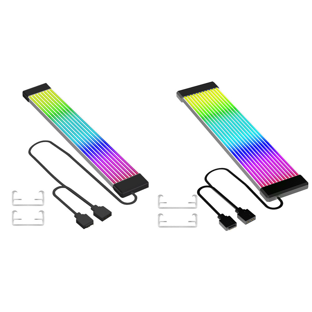 5v 3Pin ยืดหยุ่น Light Bar 8Pin 24Pin PSU RGB สาย Extensions ยืดหยุ่น ...