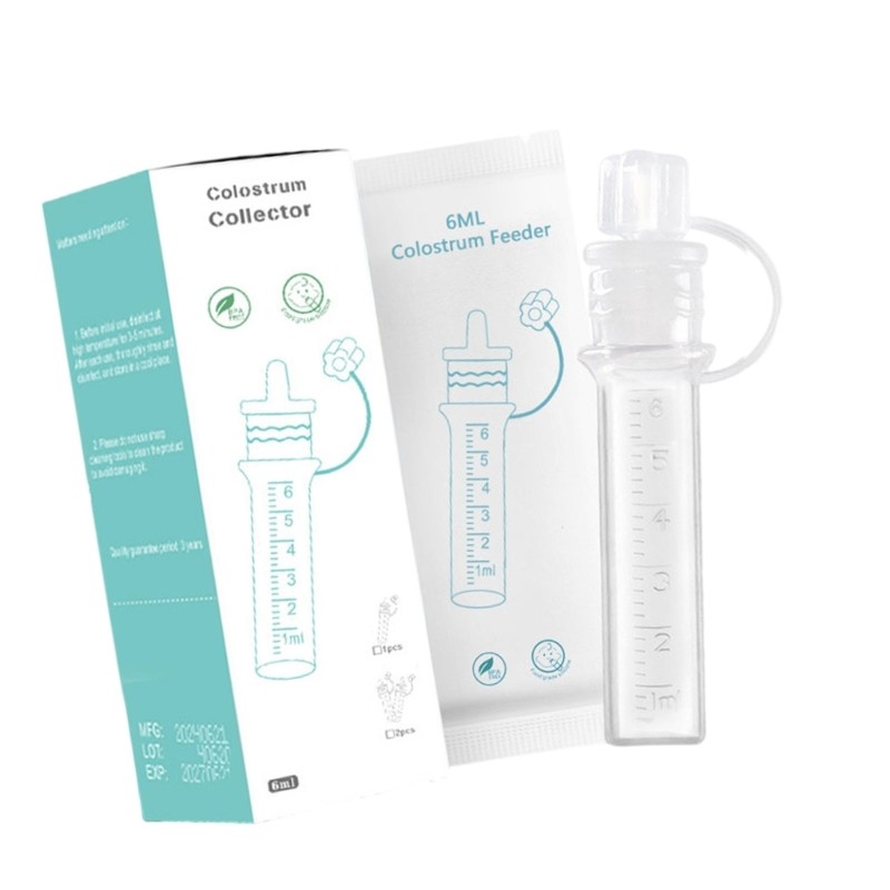 CH* 2pcs Colostrum Collector Breast Feeding Milk Collection Tube ...