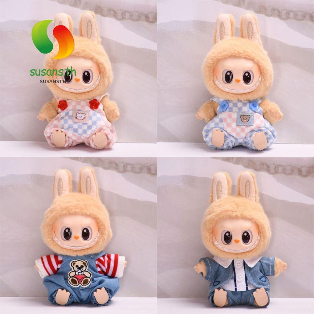 Susans Labubu เสื้อผ้าตุ๊กตา, อุปกรณ์ตุ๊กตาทํามือที่ทนทาน, ของขวัญ Sit ...