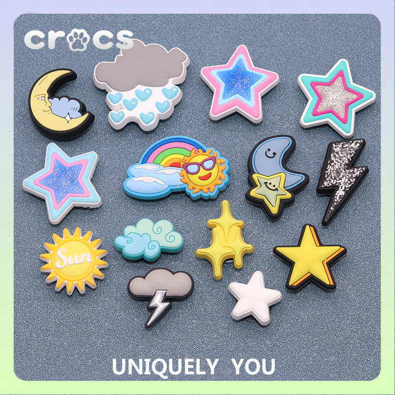 jibbitz crocs Rainbow solar meteor jibbitz crocs เกาหลี crocs jibbitz ...