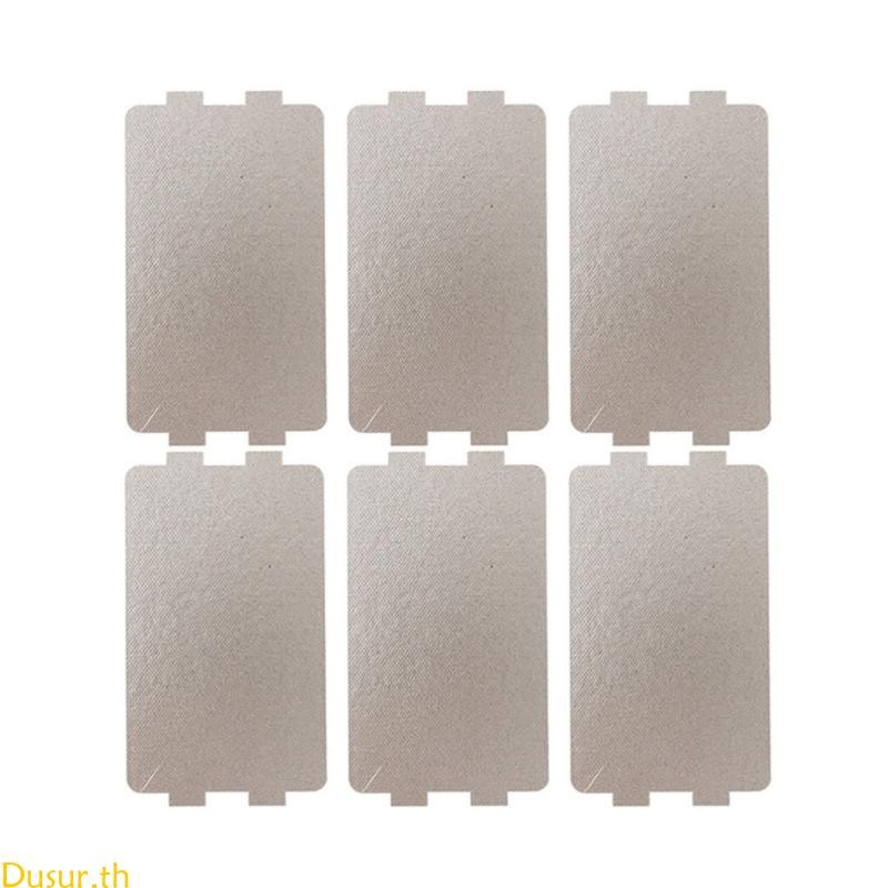 Dusur 6 ชิ้นหนาแผ่นเตาอบแผ่น Mica แผ่นเตาอบไมโครเวฟแผ่นเปลี่ยนแผ่นเหมาะ ...