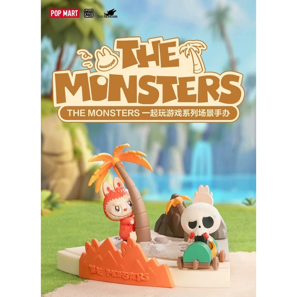 ต้นฉบับอย่างเป็นทางการ POPMART labu Play Game Together Series Scene ...