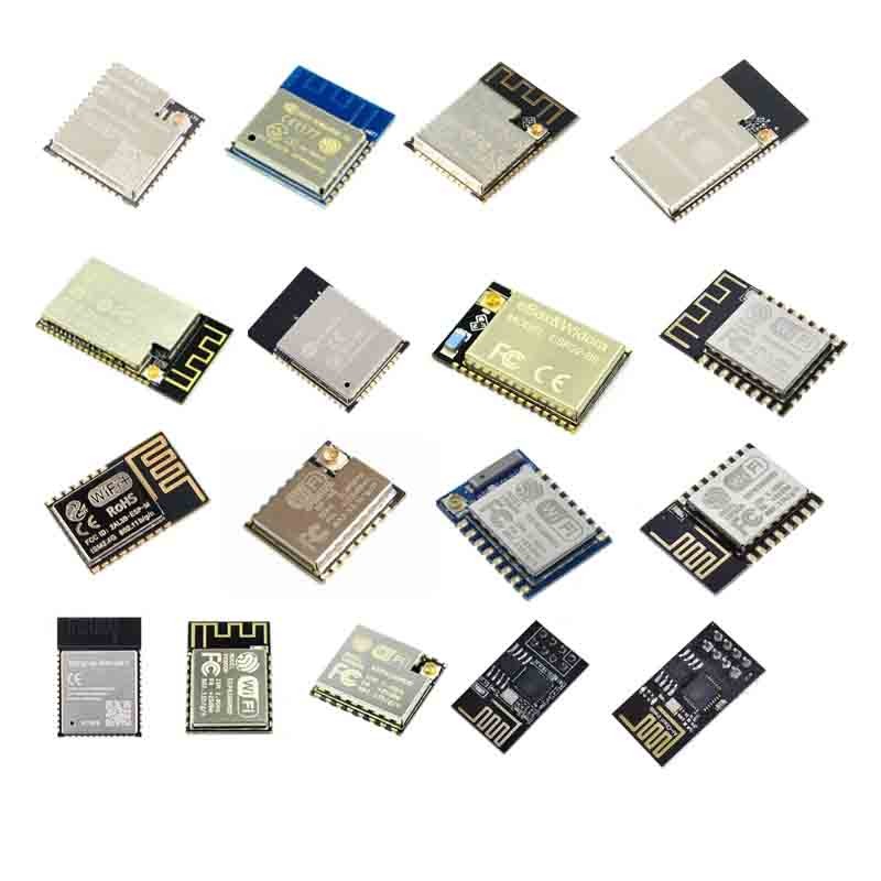 Esp-01 ESP-07 ESP-12F ESP-12S ESP-M1 ESP-M2 ESP32 ESP32-WROVER ESP32 ...