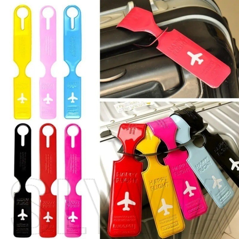 1/3Pcs Strip Luggage Tags- Travel Trolley Suitcase Accessories - PVC ...