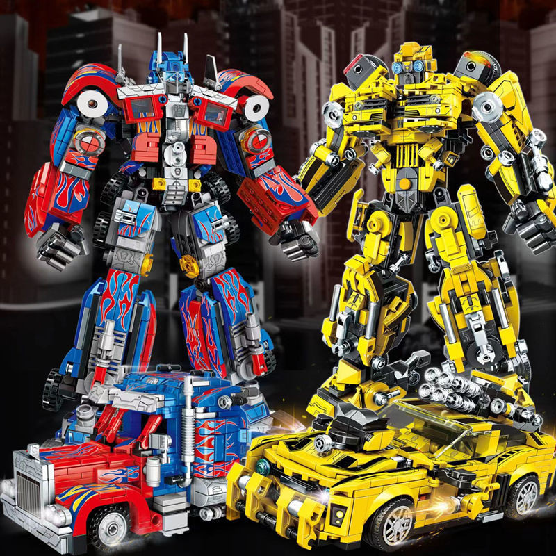 ใช้งานร่วมกับ Lego Building Blocks Transformers Optimus Prime Building ...