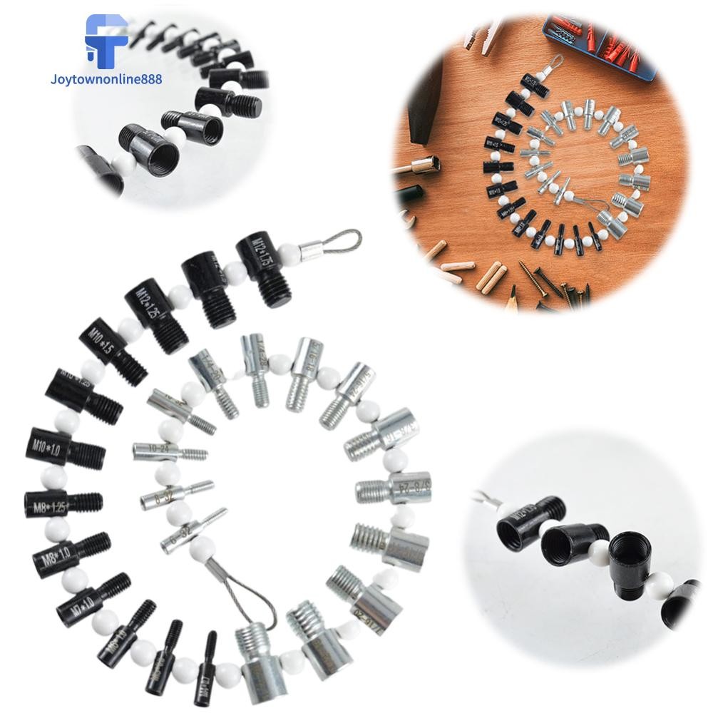 Nut & Bolt Thread Checker Lightweight Inch & Metric Thread Tester ...