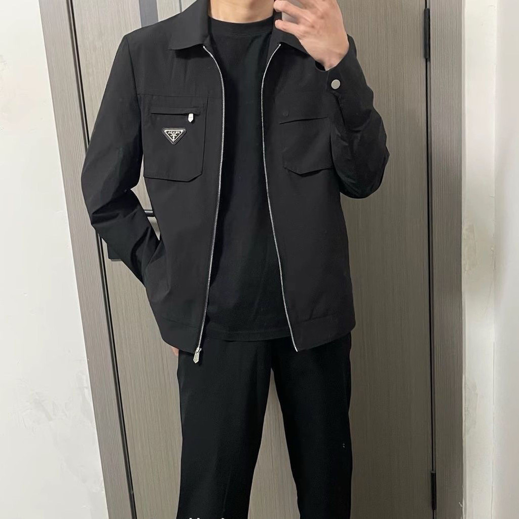 สไตล์ใหม่ Mens Slim-fit Stand-up Collar Out | Shopee Thailand