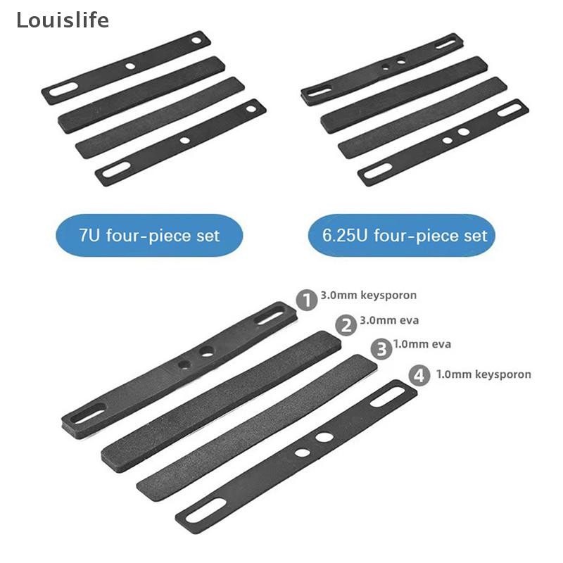 LLPH คีย์บอร์ดแบบกลไก Satellite Shaft Space Key Cap Soundproof Cotton 6.25U/7U Sound-Absorbing ...