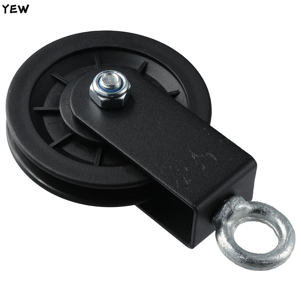YEW Bracket Pulley, อลูมิเนียมอัลลอยด์ Black Pulley Block, Silence ...