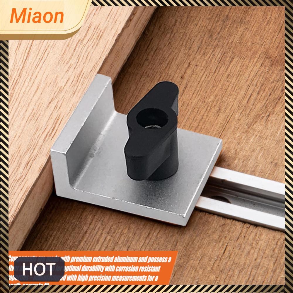 4 ชิ้น T Track Stop Block งานไม้หยุดบล็อก T-Track งานไม้อุปกรณ์เสริม ...
