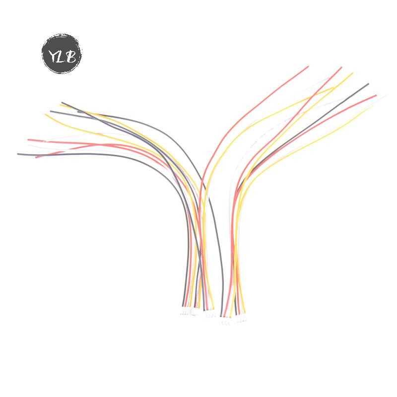 YLB> 5 ชิ้น Mini Micro JST 2.0 มิลลิเมตร PH 4 พินปลั๊กขั้วต่อชายสายไฟ ...