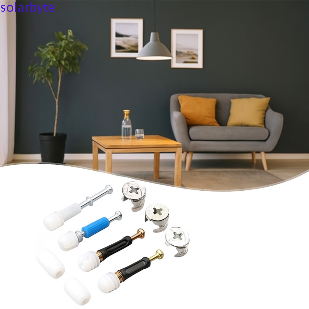 สกรูเฟอร์นิเจอร์ SOLARBYTE น็อตล้อแปลกเสริม 3 in 1, ชุดประกอบ DIY โต๊ะขั้วต่อทนทานทนทาน | Shopee ...