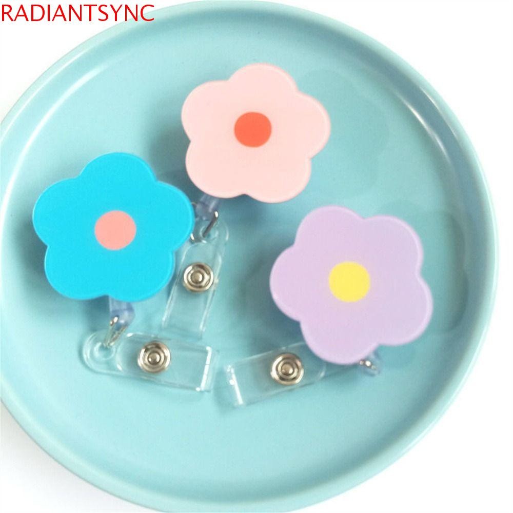 RADIANTSYNC ที่ใส่ป้ายแบบพับเก็บได้, ป้ายชื่อบัตรทํางาน, รอกป้ายพยาบาล, การ์ดนิทรรศการการ์ตูน ...