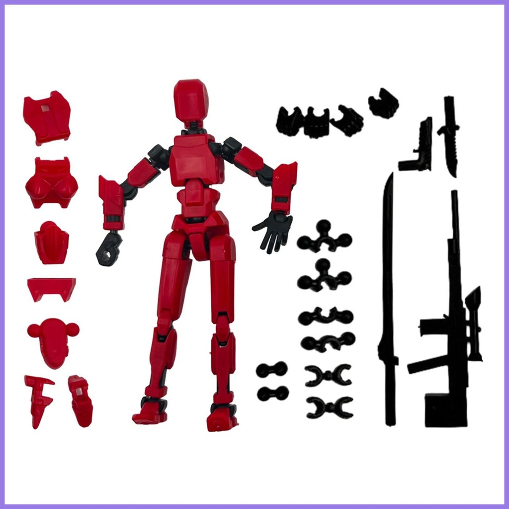 Multi Joint Movable Figure DIY Assembly Action ตุ๊กตา Action Figure ของ ...