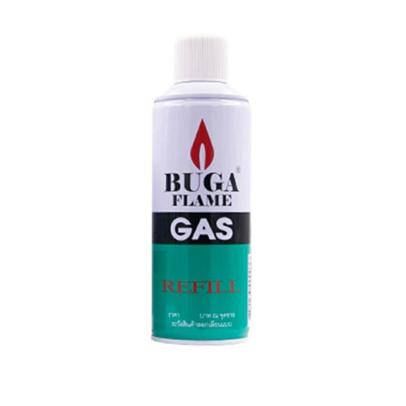 ไฟแรง แก๊สเติมไฟแช็ค กระป๋องใหญ่ ขนาด 300 กรัม บูก้าแก๊ส BUGA GAS แก๊ส ...