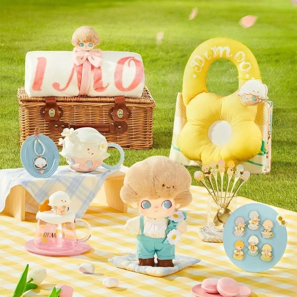 Bubble Mart Paradise จำกัดการซื้อ dimoo Spring Flower Series ตุ๊กตาผ้า ...