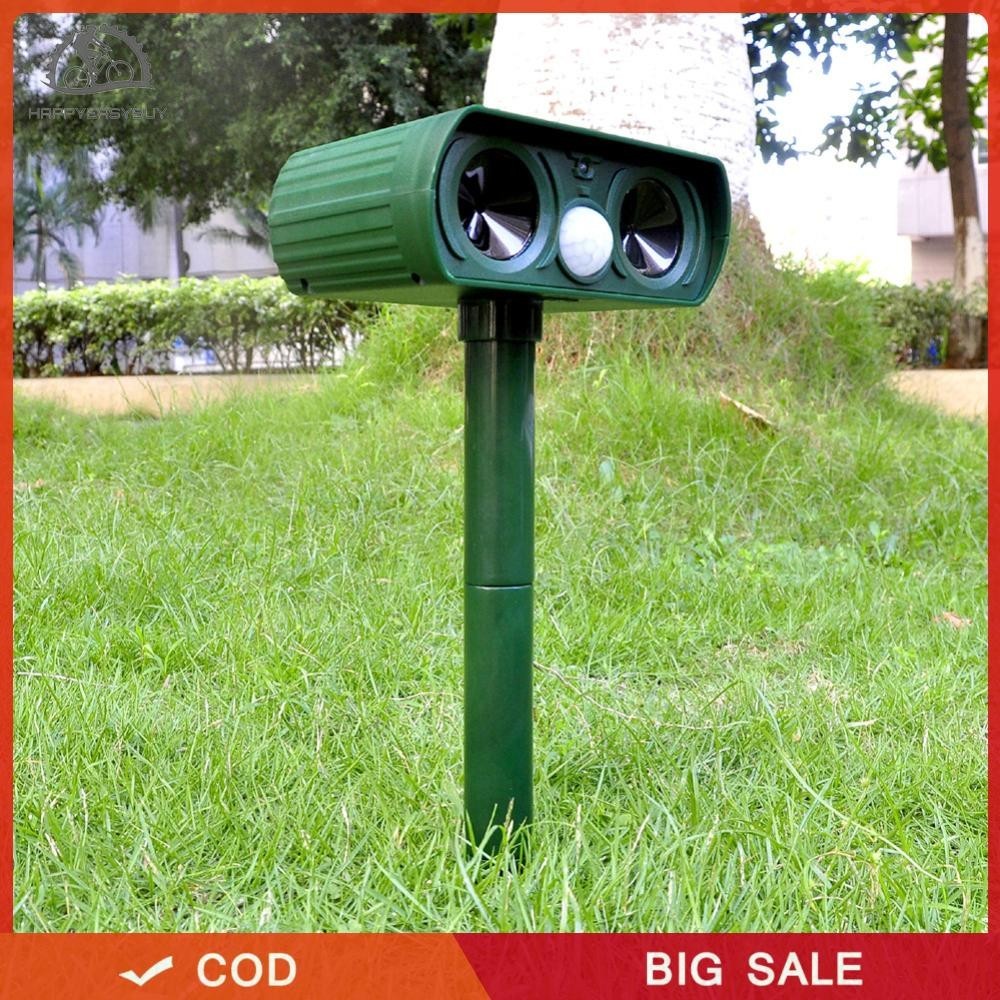 แฮปปี้ Ultrasonic Animal Chaser Repeller Repellent Cat Dog Fox ...