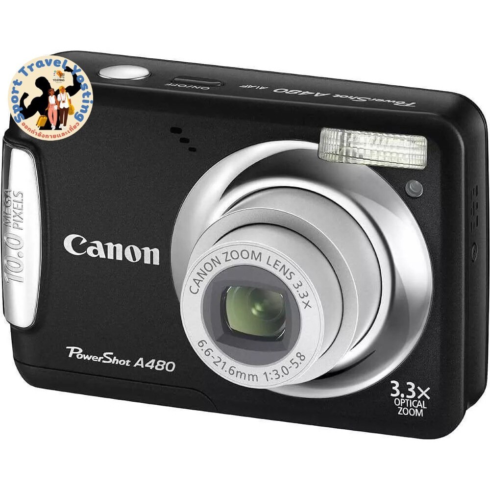 กล้องมือสอง CANON PowerShot A480 10 ล้านพิกเซล ซูม 3 เท่า_Sport Travel Yosting | Shopee Thailand