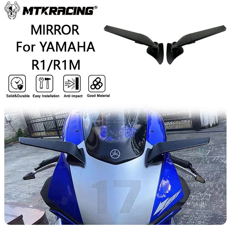 MK MTKRACING MIRROR For YAMAHA YZF-R1/R1M 2020-2024 Rearview Mirrors ...