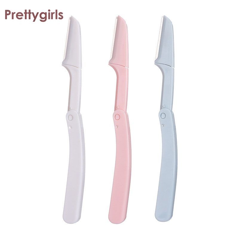 PY.thมีดพับคิ้วใบมีดสแตนเลสมีดขูดคิ้วหญิง-PY | Shopee Thailand