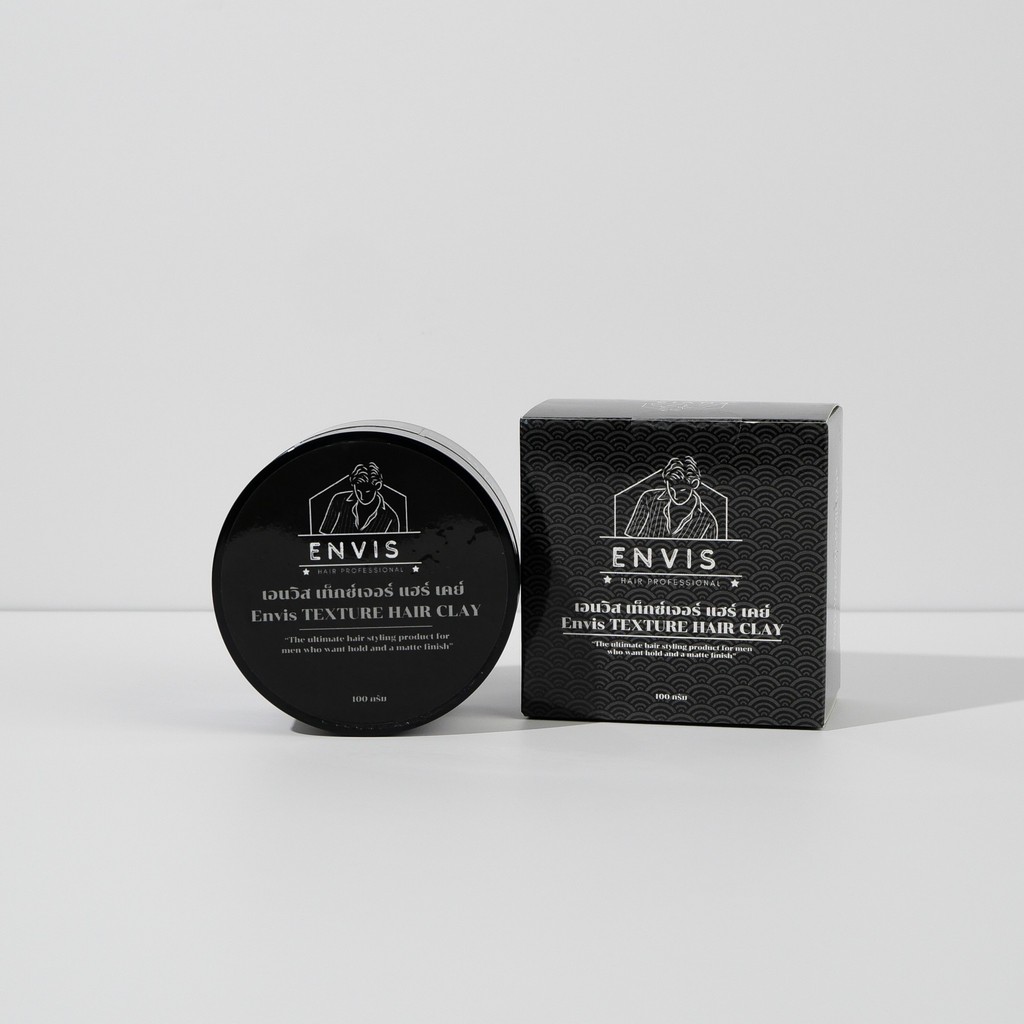 Envis Texture Hair Clay แว๊กซ์ 80 กรัม สำหรับเซ็ตผมชาย เนื้อข้น สินค้า ...