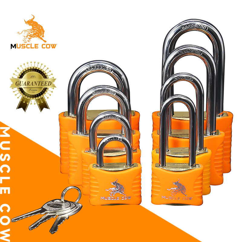 MUSCLE COW กุญแจเคลือบยาง กุญแจกันน้ำ กันสนิม กุญแจประตู กุญแจลิ้นชัก ...