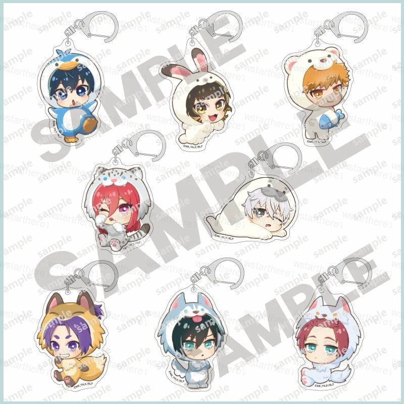 Jason Blue Lock พวงกุญแจอะนิเมะอะคริลิคกระเป๋าจี้น่ารัก Penguin Isagi ...