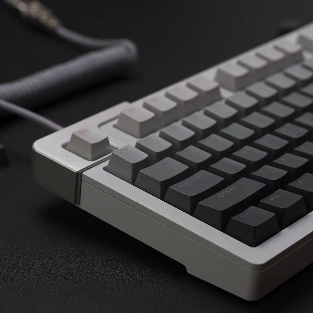 134 คีย์พิมพ์ด้านบน Shine Through Keycap ชุด Polar Day OEM Profile PBT ...