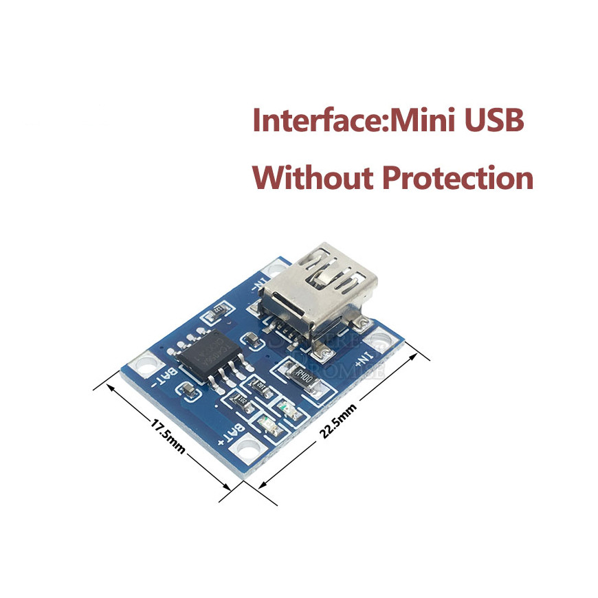 Tp4056 1A Lipo บอร์ดชาร์จโมดูลชาร์จโมดูลชาร์จแบตเตอรี่ลิเธียม DIY Mini USB Port + | Shopee Thailand