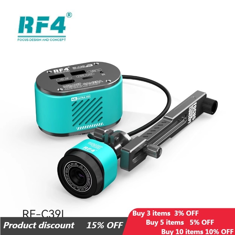 Rf4 RF-C39L กล้อง 4K กล้องภาพความร้อน Dual-Spectral Analyzing เครื่องมือสําหรับเมนบอร์ดโทรศัพท์ ...
