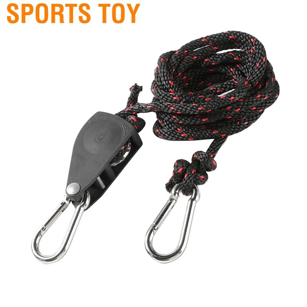 Sports Toy Pulley Wheel สแตนเลสสตีลพกพาคงที่เชือกไนล่อนยาวอย่างแน่น ...