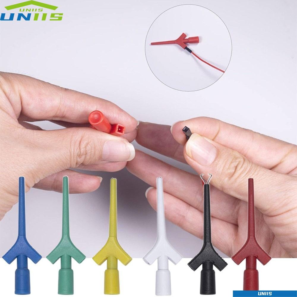 Uniis Mini SMD คลิปทดสอบตะกั่วแคลมป์ทดสอบสายเคเบิล Mini Grabber Cable ...