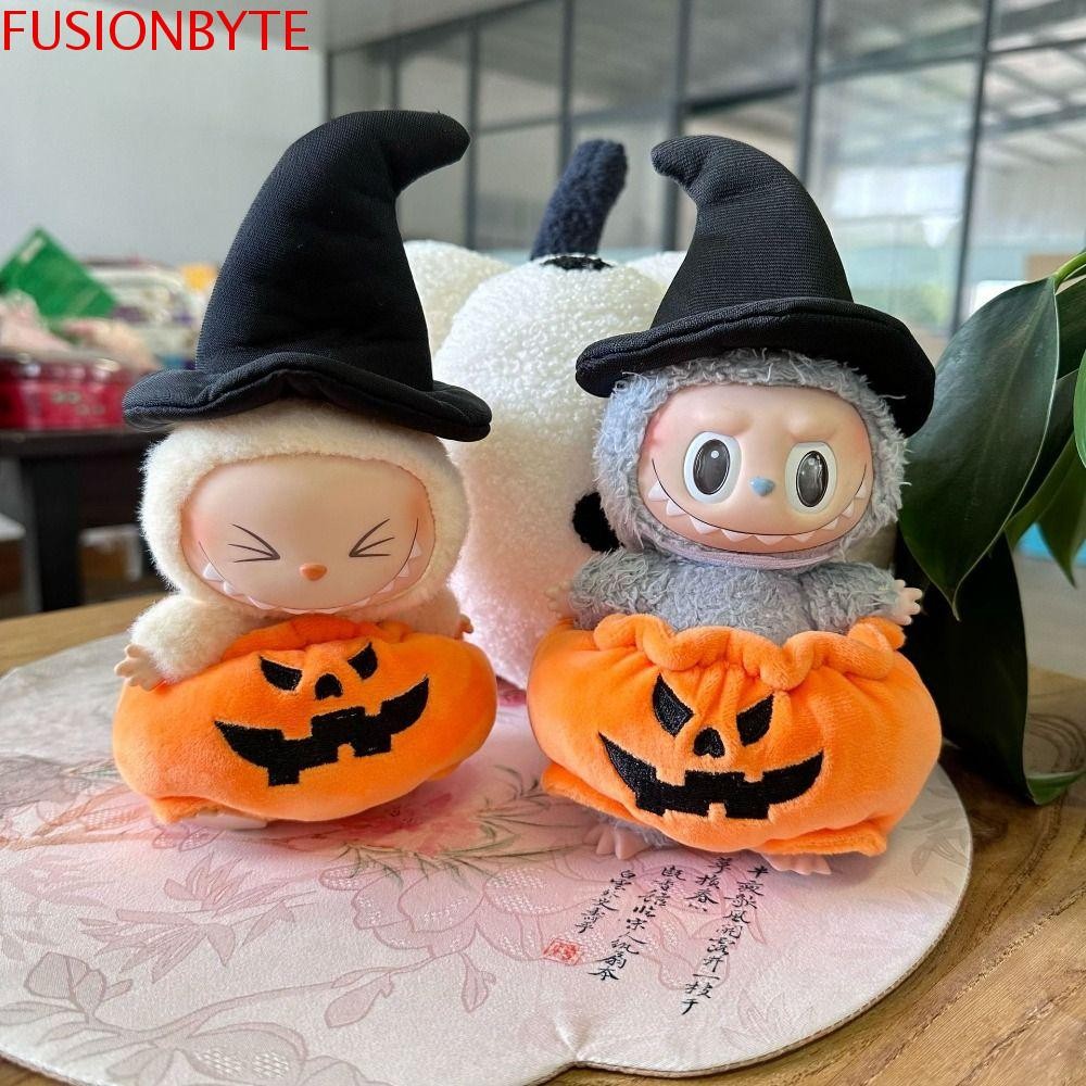 Fusionbyte 1 ชุดนั่ง Party Labubu เสื้อผ้าตุ๊กตา, กางเกงแขวนเสื้อสีดํา Labubu ชุดตุ๊กตา, ชุด ...