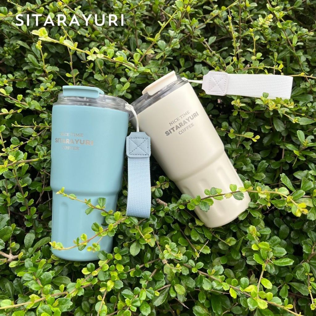 SITARAYURI แก้วน้ำ เก็บความเย็น เก็บอุณหภูมิได้ทั้งร้อนและเย็น SUS304 ...