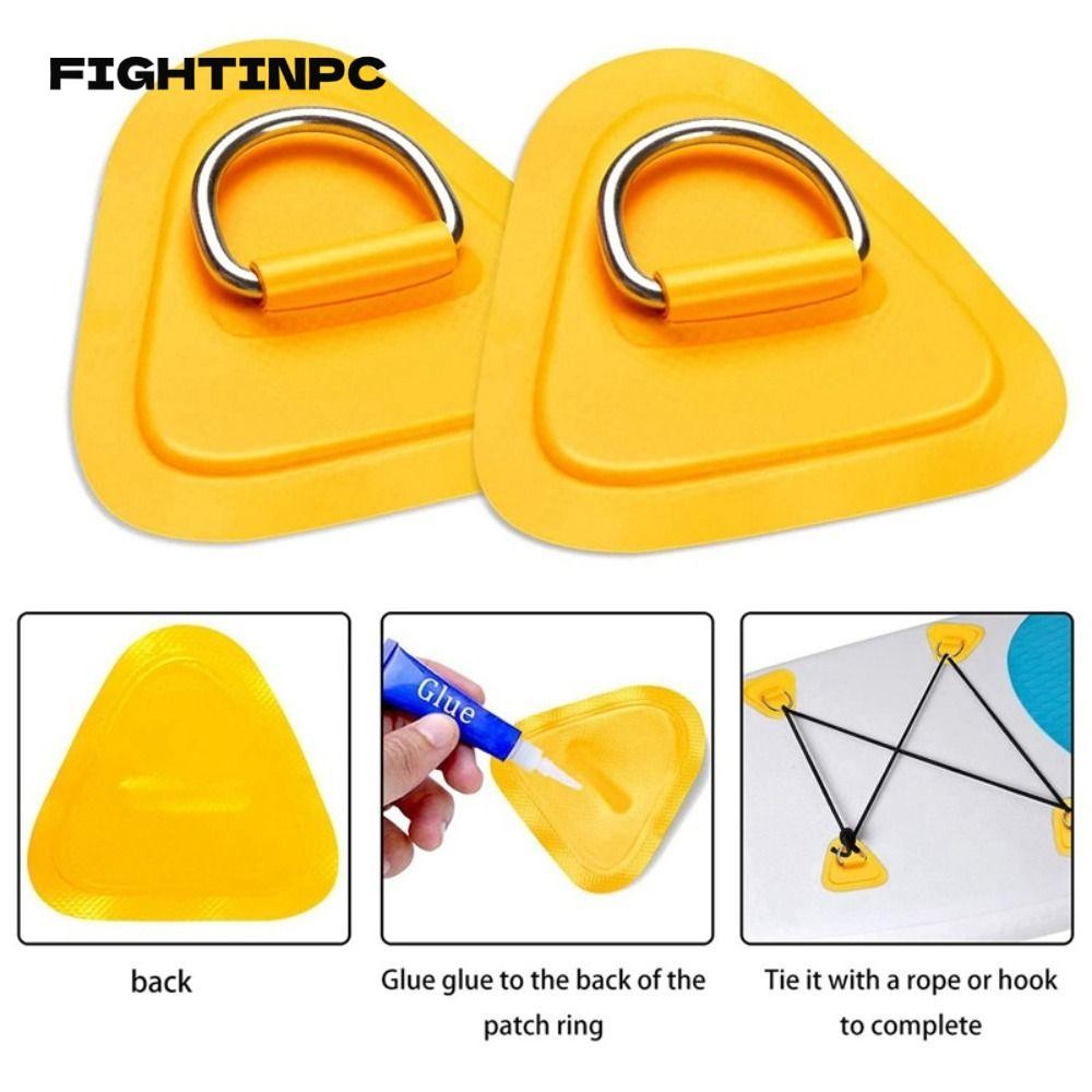 Fightinpc Triangle D Ring Pad/Patch, Raft Dinghy Canoe Inflatable Boat ...