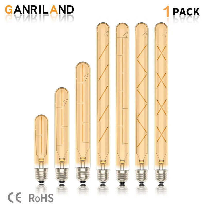 Vintage Edison LED Light Lamp T185 T225 T300 LED Bulb E27 2W 3W 4W 5W ...