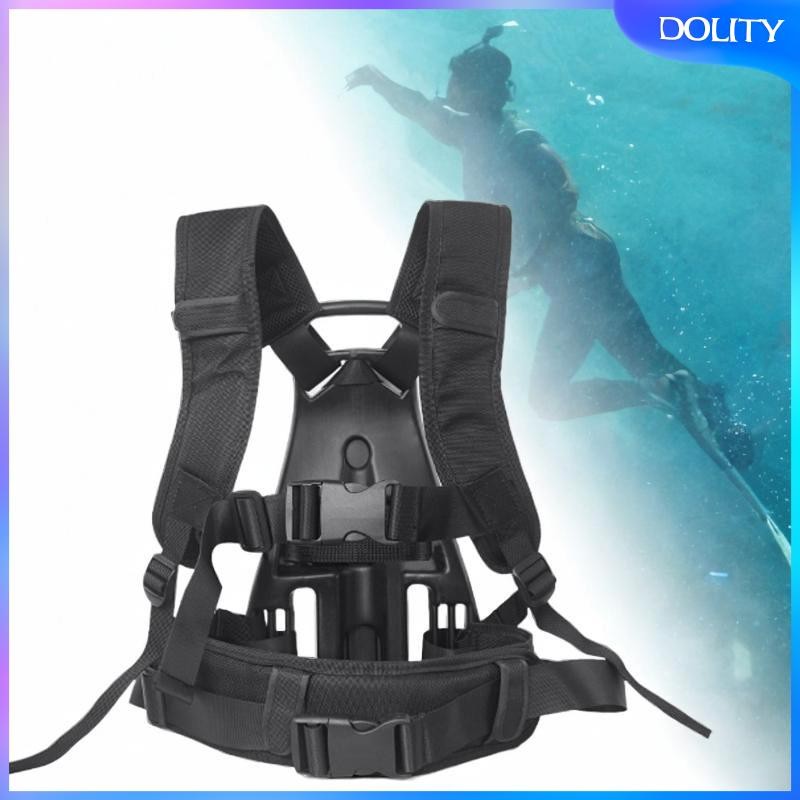 [dolity] Scuba Tank Back Holder Diving Tank Backpack Carrier ที่วางถัง ...