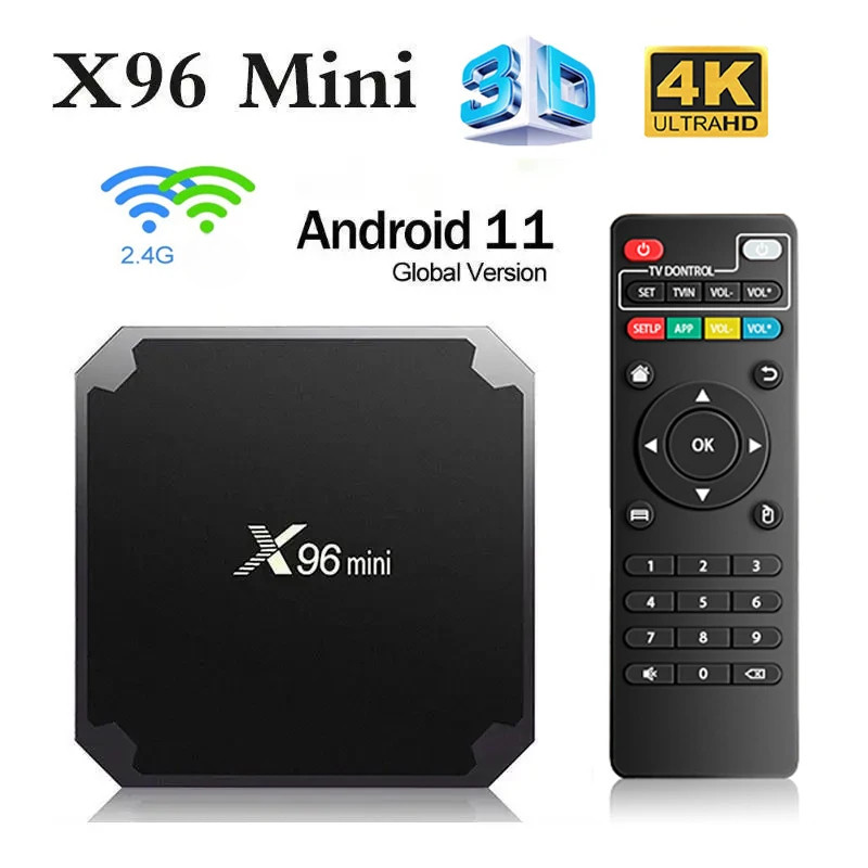 Original X96 MINI TV Box Android 11.0ชิป Quad Core 2GB 16GB 4G WiFi 4K ...