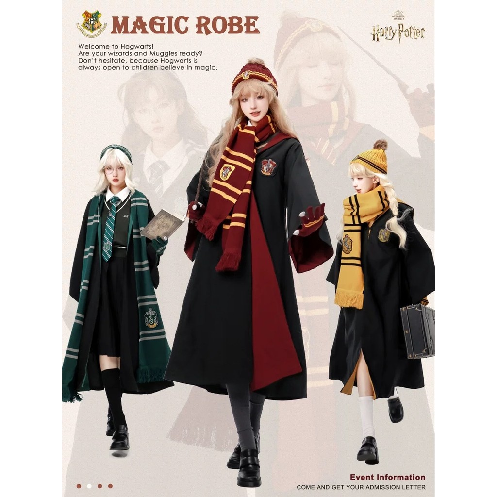 Harry Potter Magical Robe USJ ร่วมแบรนด์ Universal Studios Hogwords ...