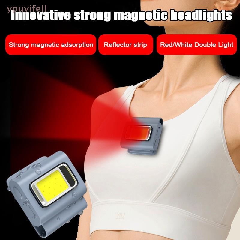 ไฟ LED Clip-On Collar แบบชาร์จบym USB มีฟังก์ชันไม่มือ พอดีสำหรับการ ...